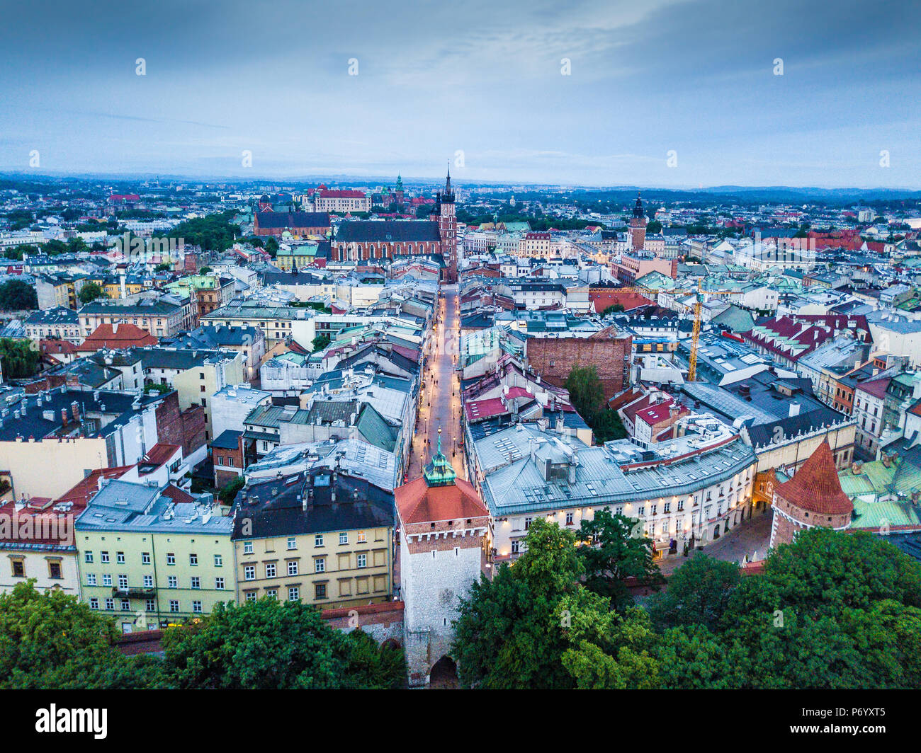 Krakow st marys church bugle hi-res stock photography and images - Alamy