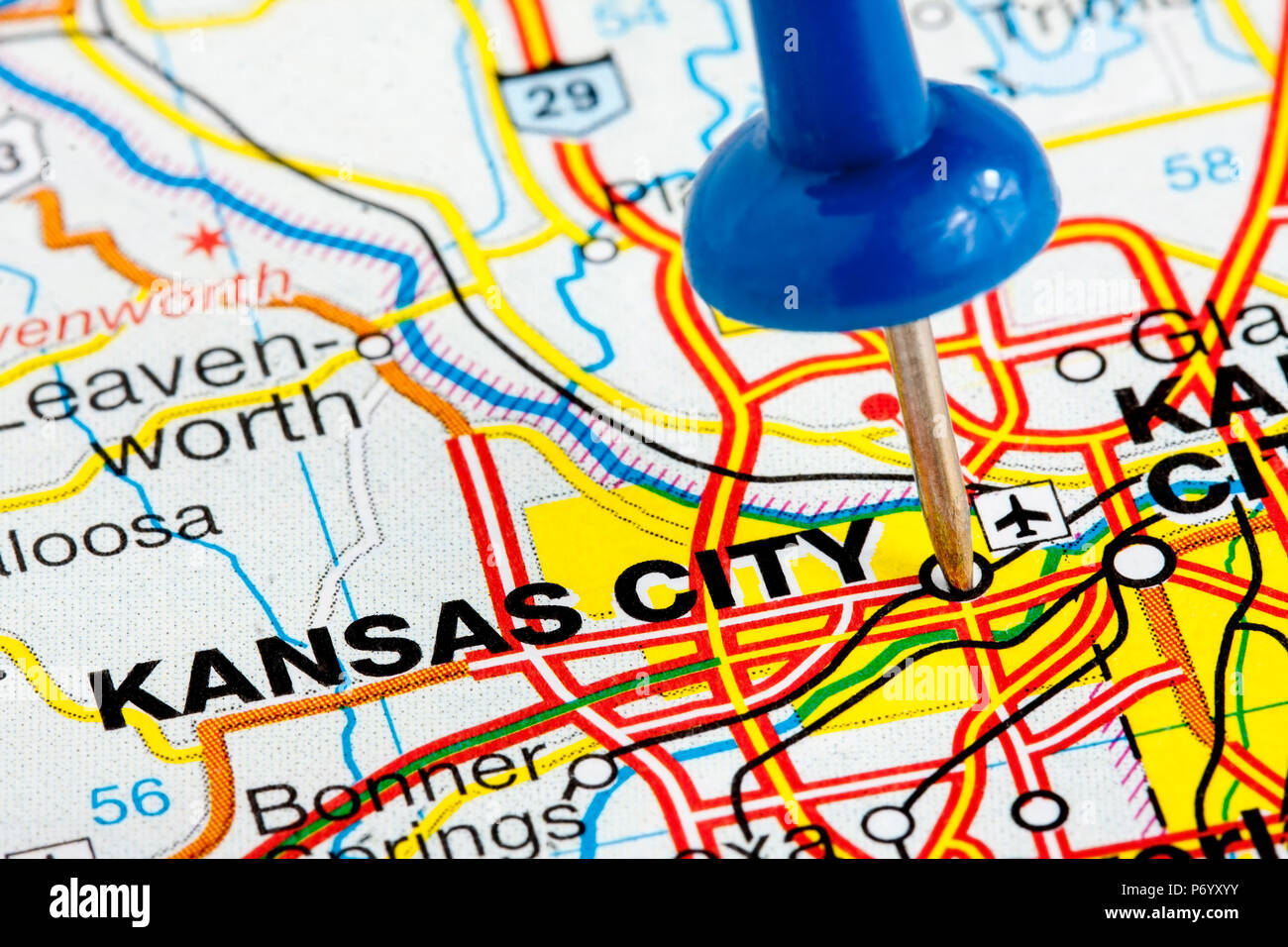 Kansas city roads hi-res stock photography and images - Alamy