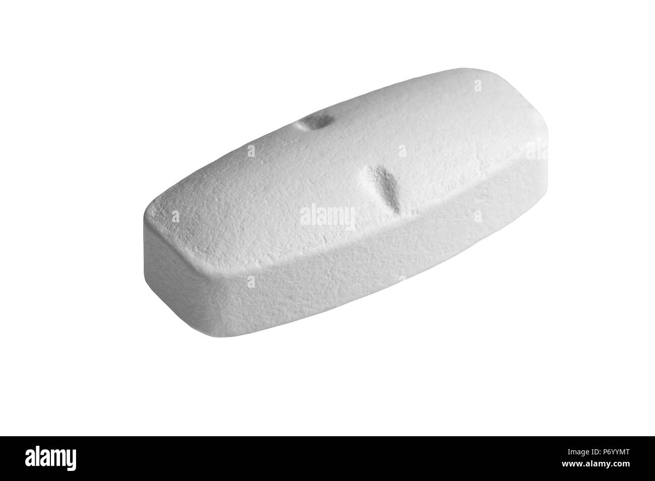 white pill isolated Stock Photo - Alamy
