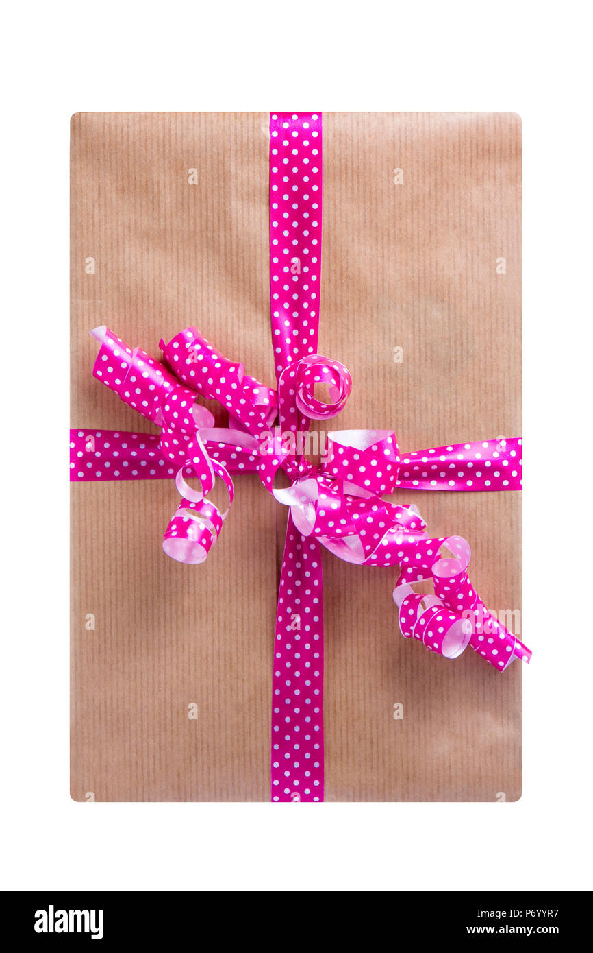 Top view Gift Box Isolated on white Stock Photo - Alamy