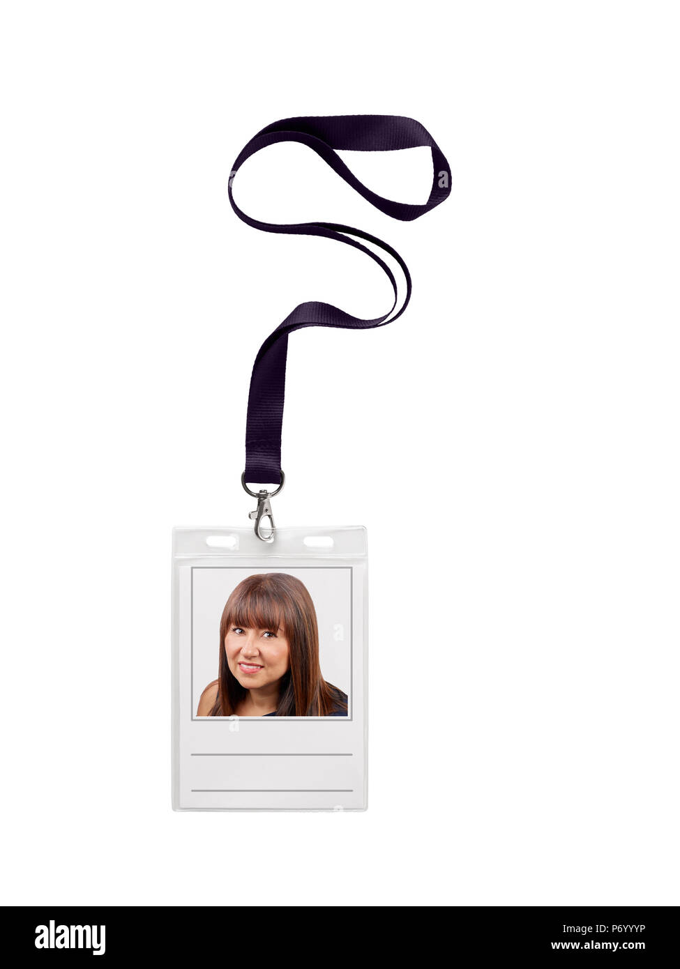 Security pass woman hi-res stock photography and images - Alamy