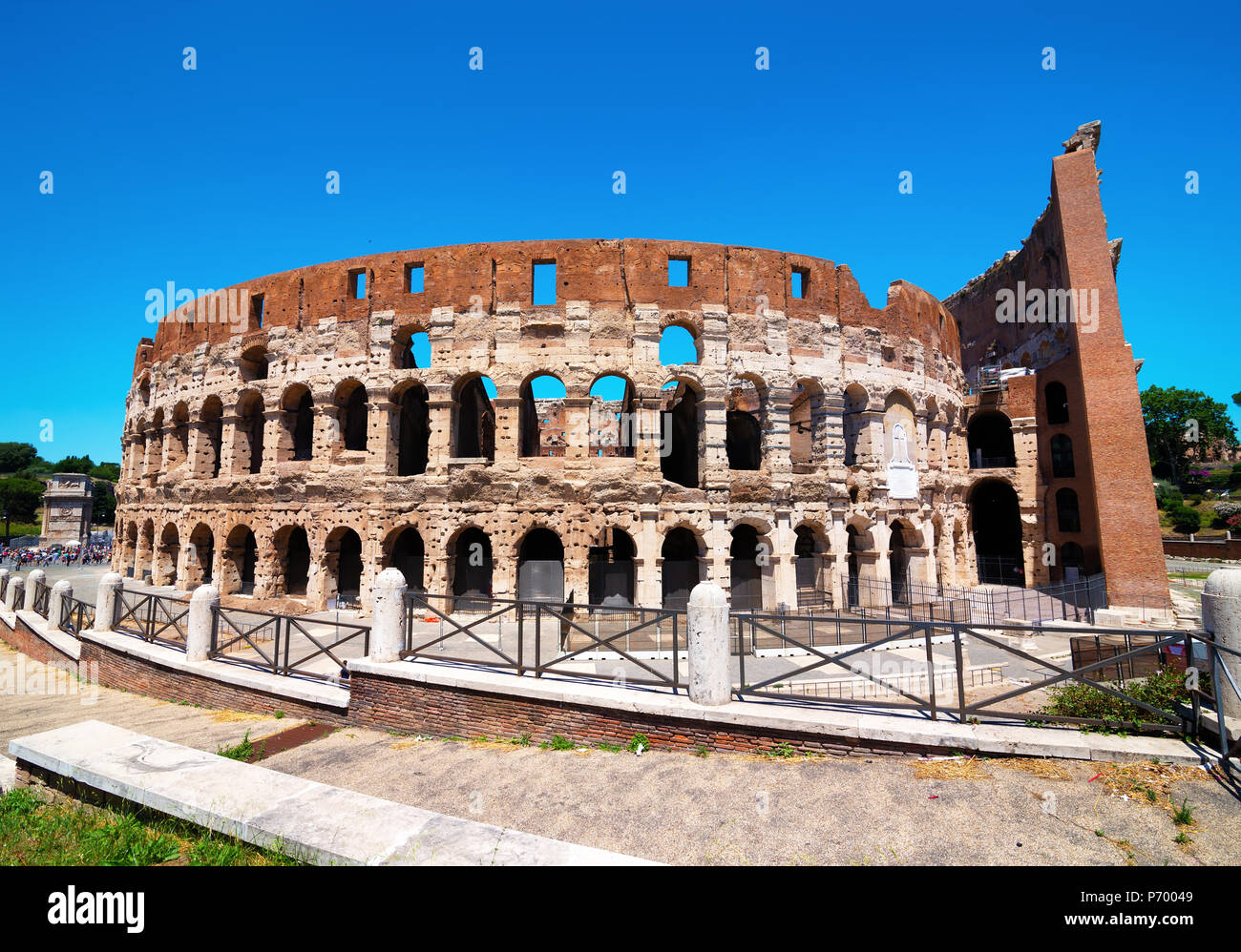 View of the Coliseum in the afternoon Stock Photo - Alamy