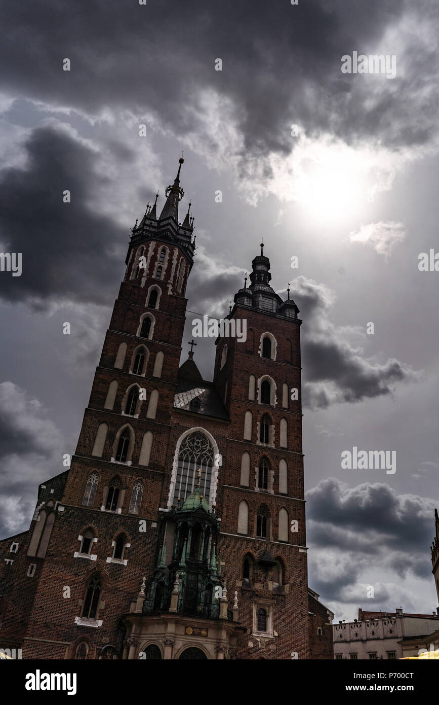 Krakow st marys church bugle hi-res stock photography and images - Alamy