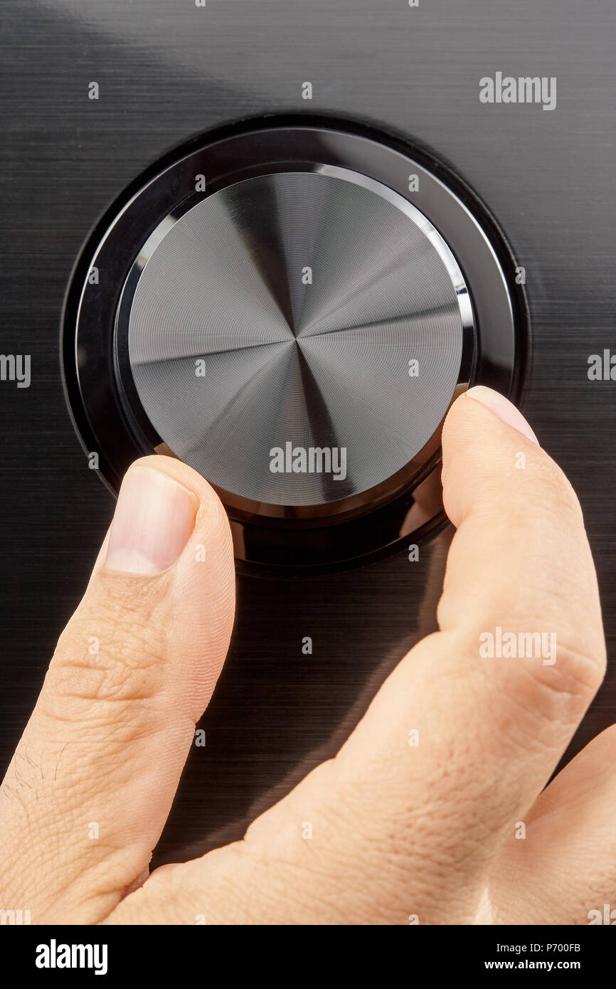 Turning up the stereo hi-res stock photography and images - Alamy