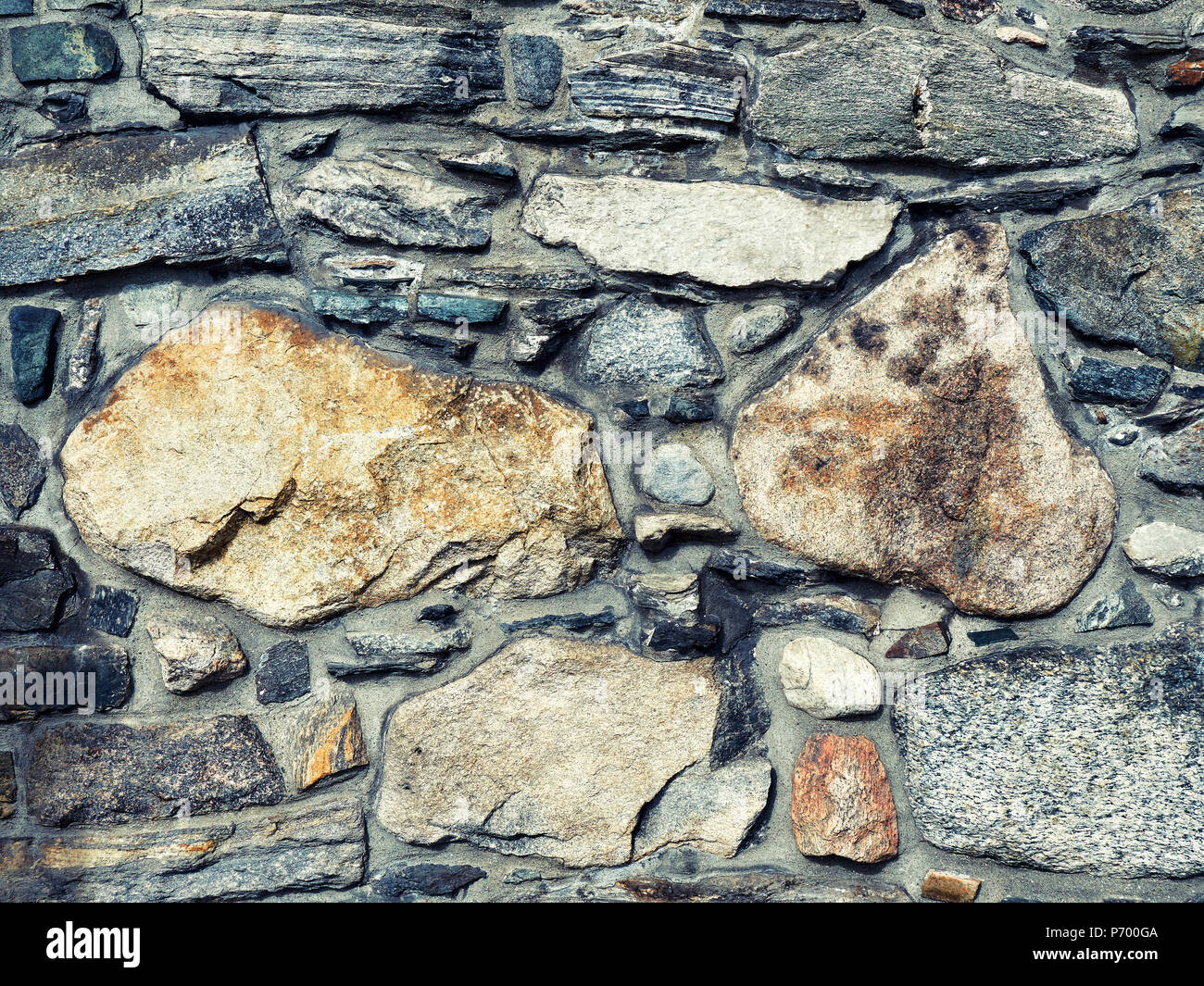 Handcraft wall of stones Stock Photo - Alamy