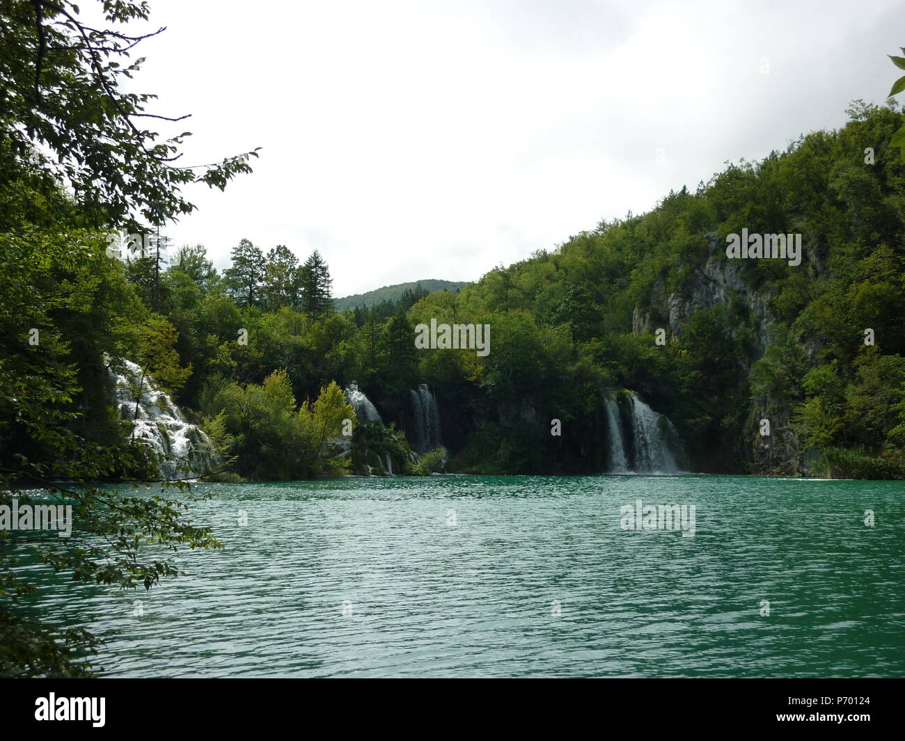 Clear lake surrounded by trees hi-res stock photography and images - Alamy