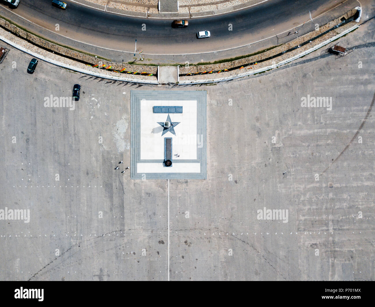 Black star square ghana hi-res stock photography and images - Alamy