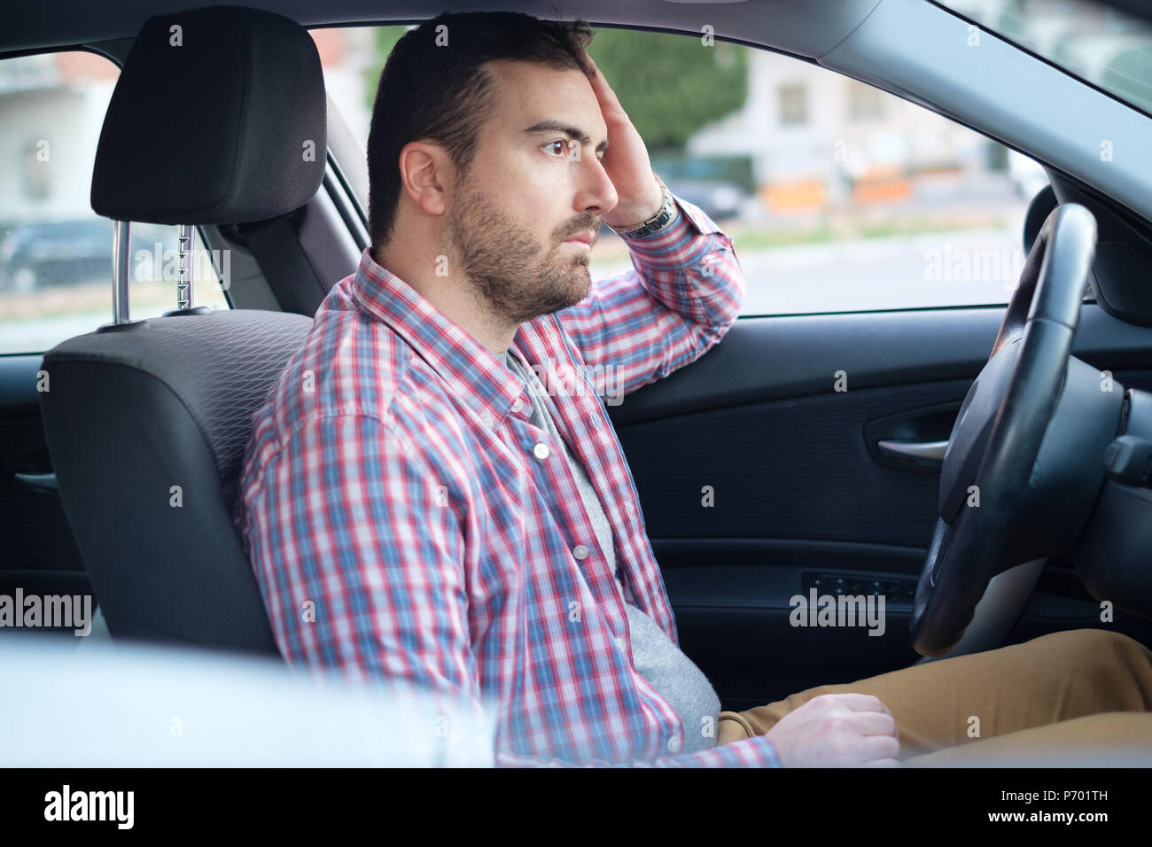 Man car speeding road danger hi-res stock photography and images - Alamy