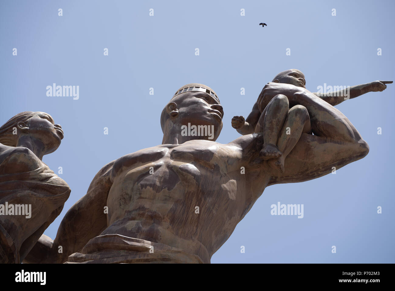 Statue dedicated to independence, Dakar, Senegal Stock Photo - Alamy