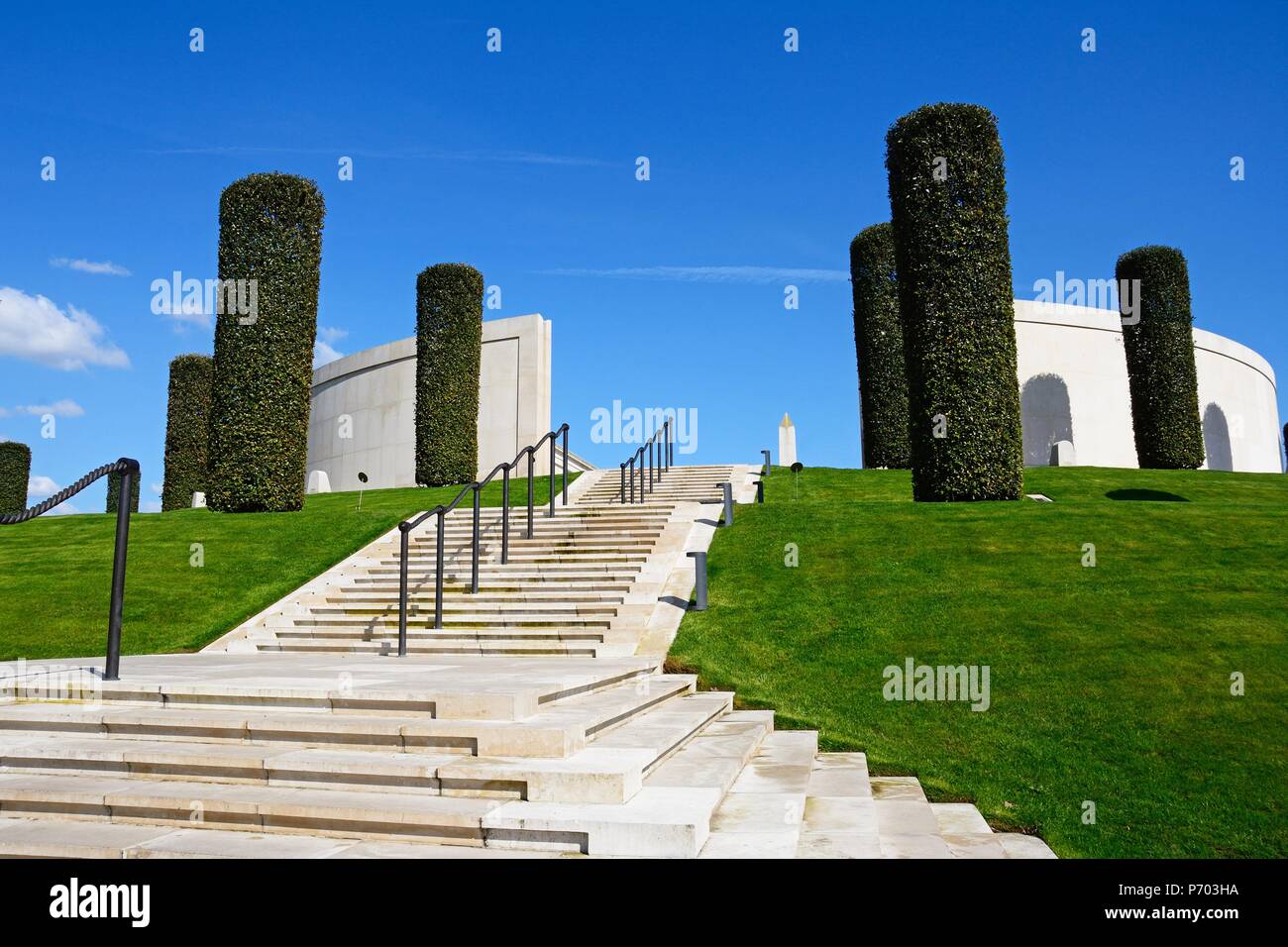 Steps leading to the front of the Armed Forces Memorial, National ...