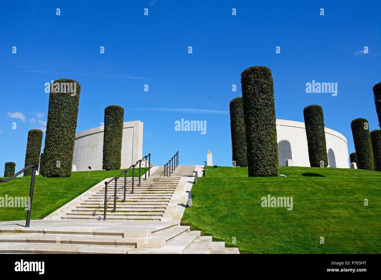 Steps leading to the front of the Armed Forces Memorial, National ...