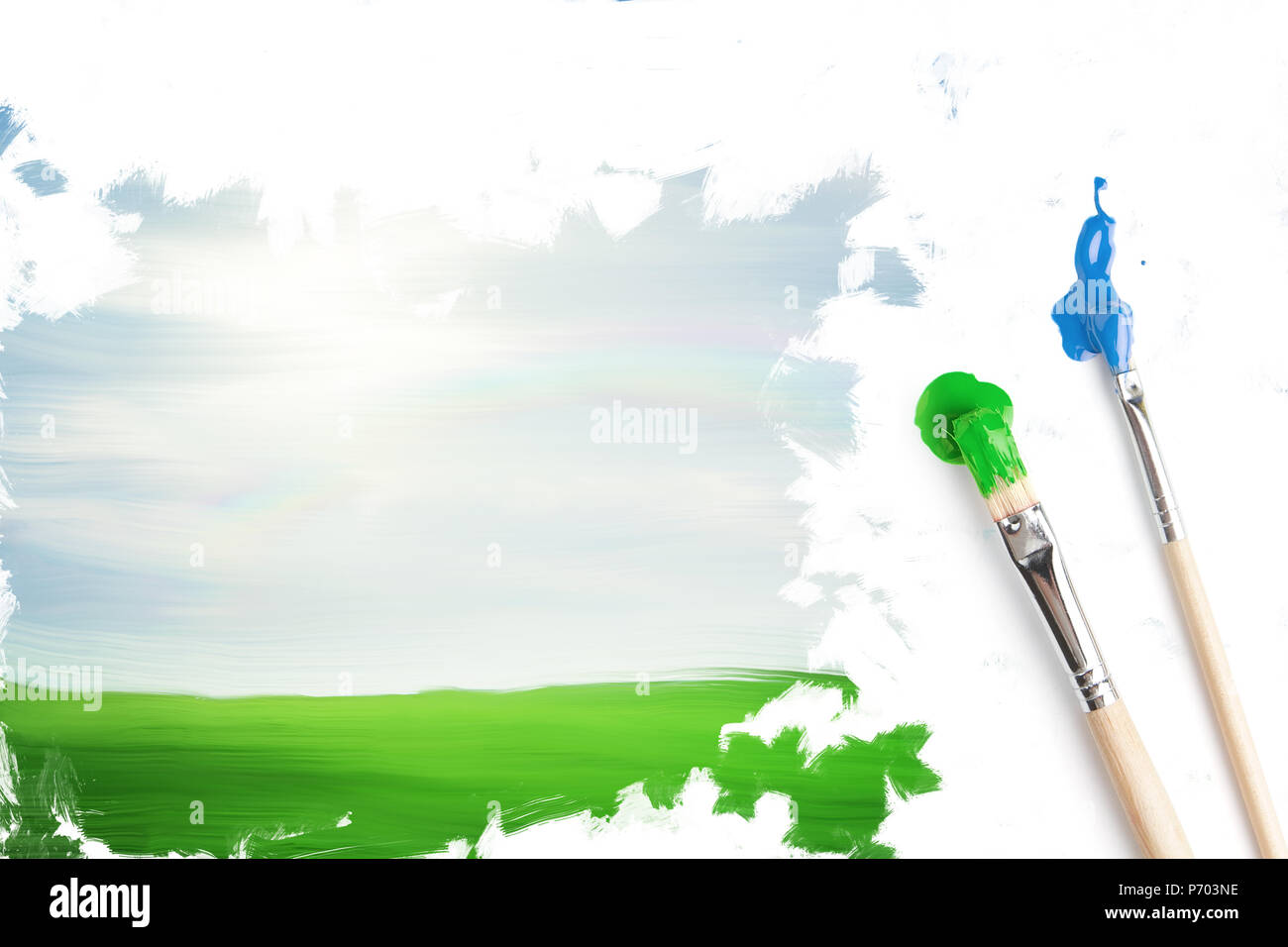 Unfinished painting hi-res stock photography and images - Alamy