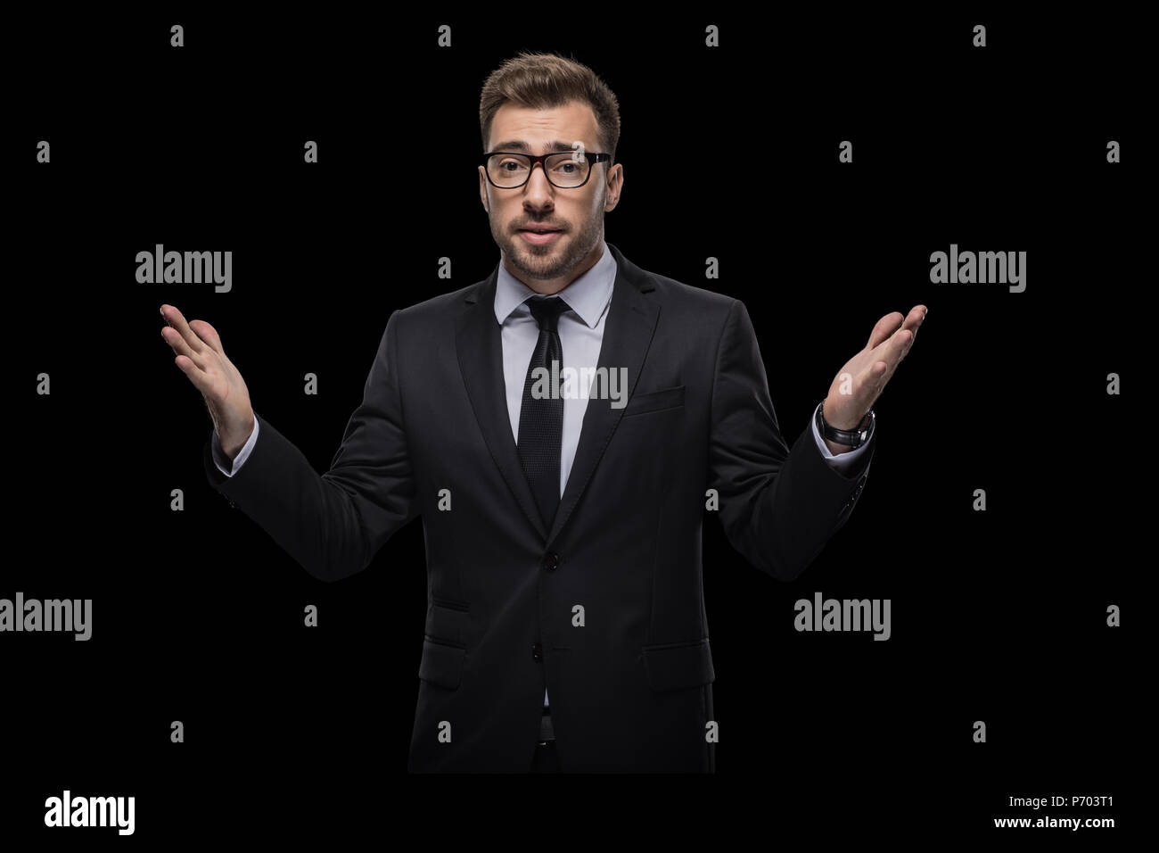 Doubtful businessman hi-res stock photography and images - Alamy