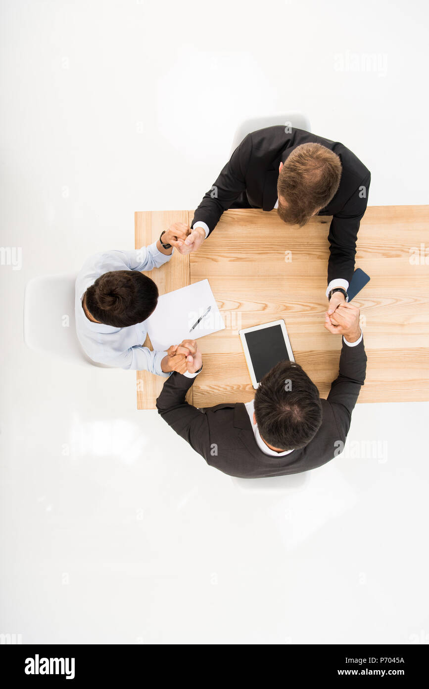 Overhead view of people hi-res stock photography and images - Alamy
