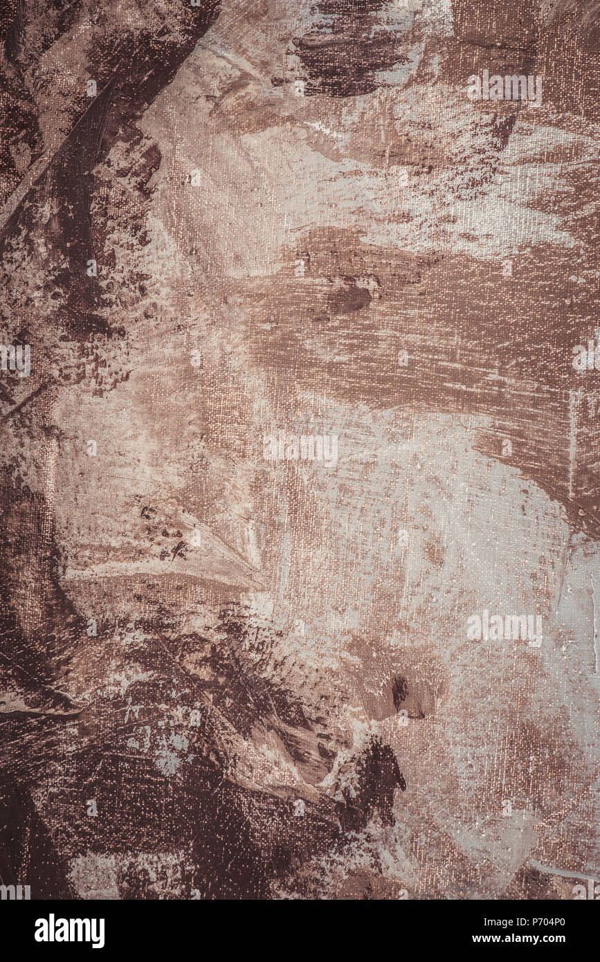 brown brush strokes on abstract artistic background Stock Photo - Alamy