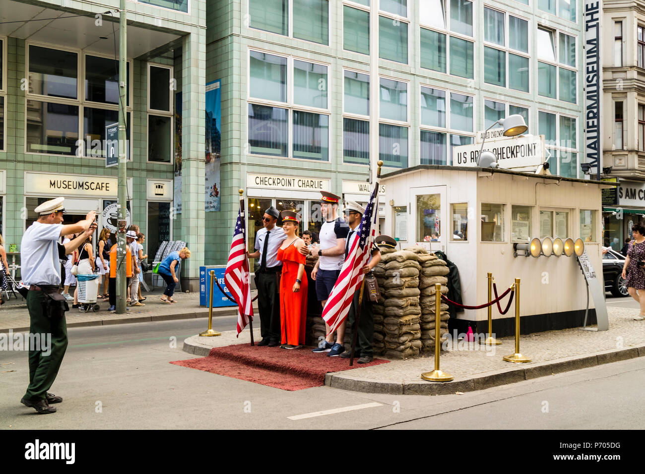 Checkpoint Charlie became a symbol of the Cold War, representing the ...
