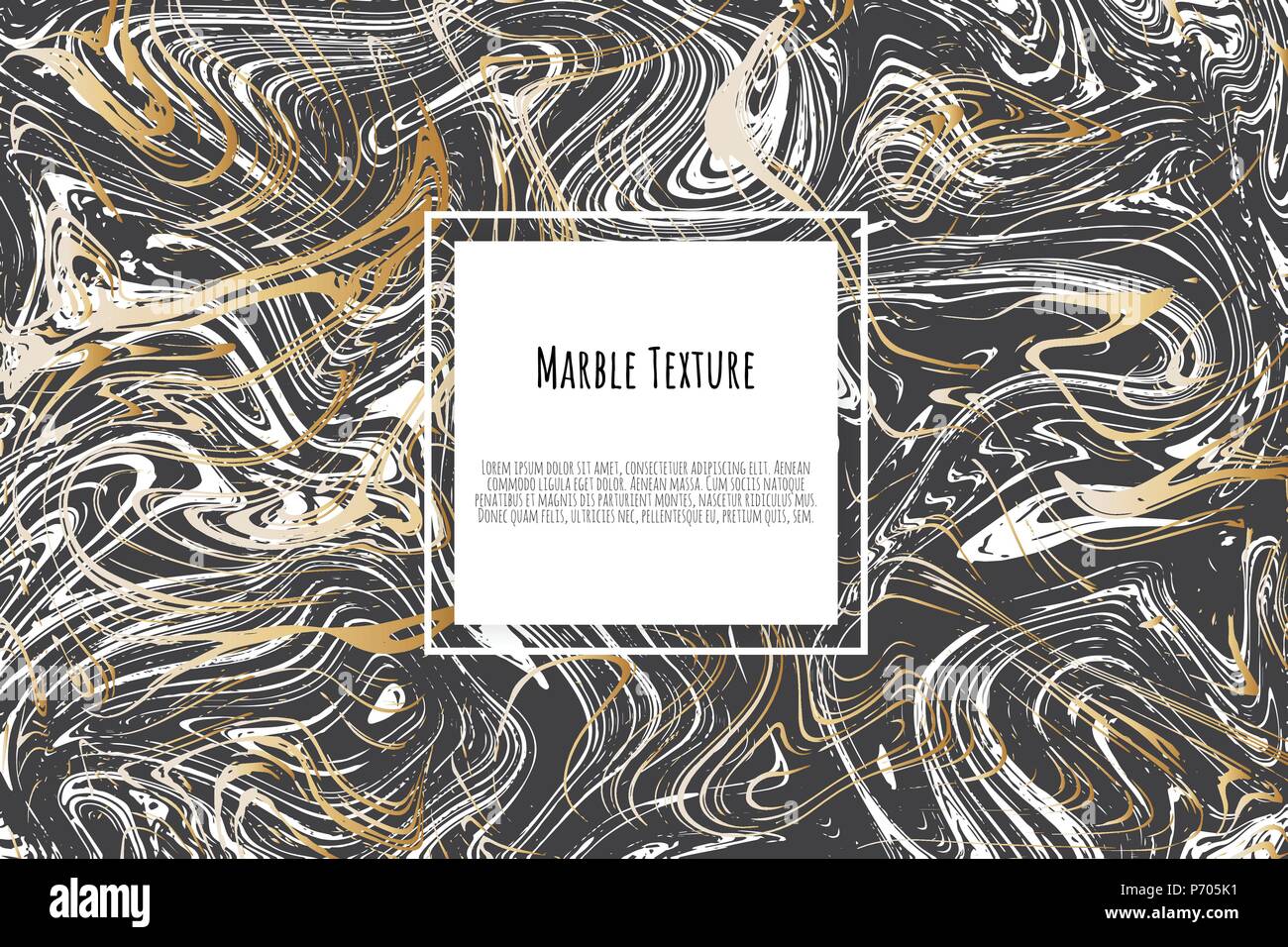 Grey, black, white marble template. Trendy pattern, graphic poster ...