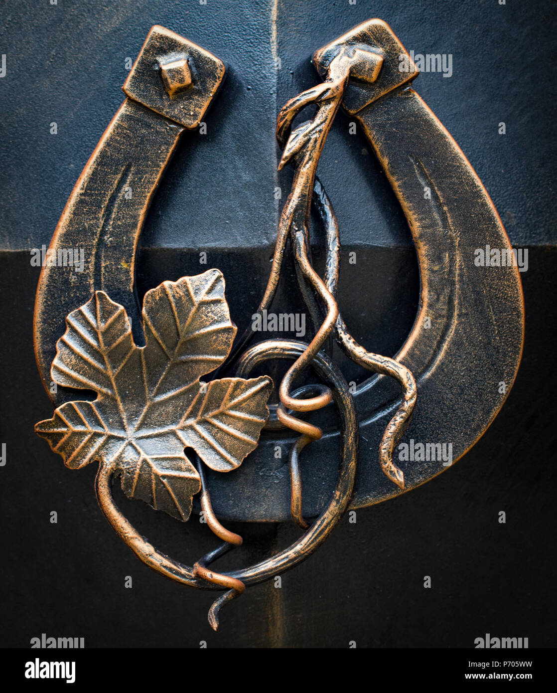 The fragment of forged metal products. close-up Stock Photo - Alamy