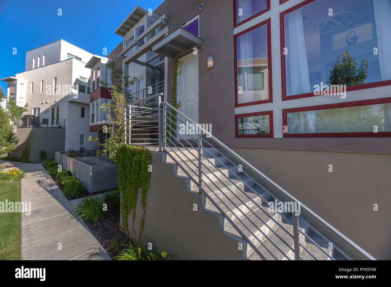 Angular stair hi-res stock photography and images - Alamy