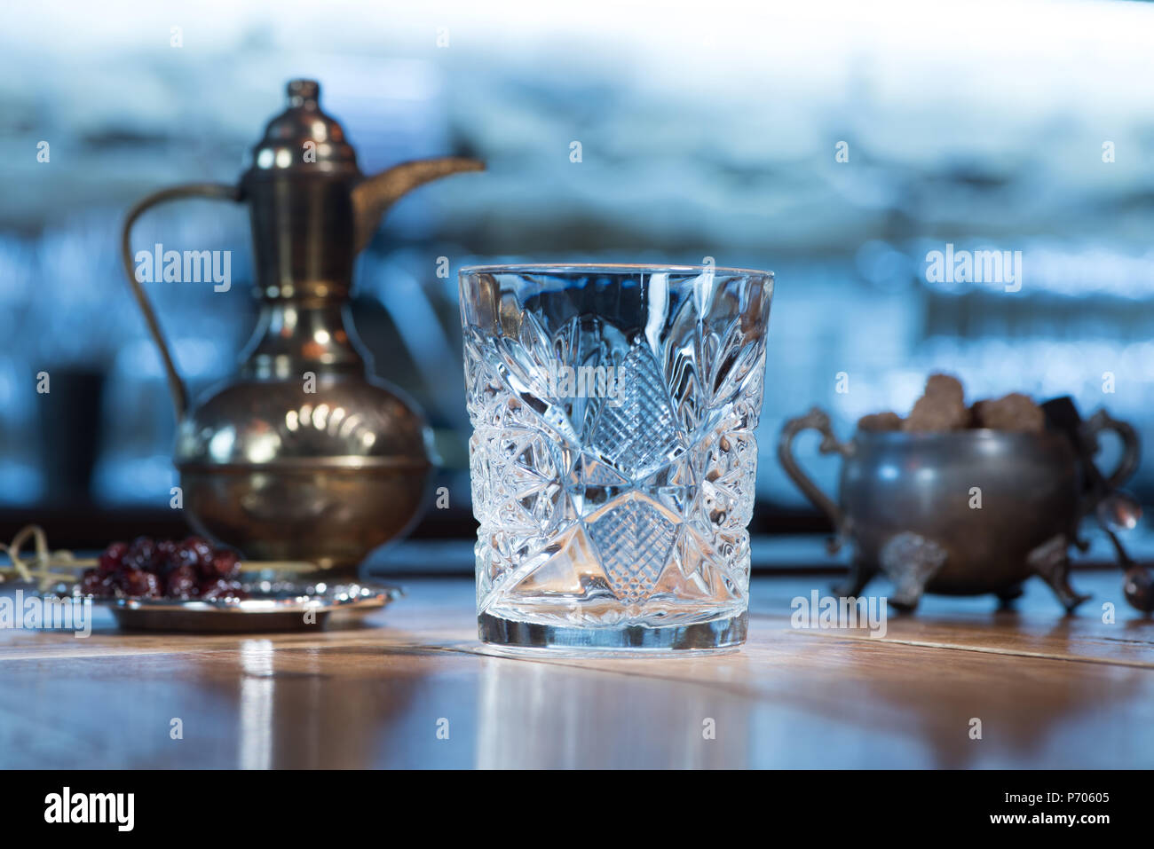 Crystal clear glassware focus hi-res stock photography and images - Alamy