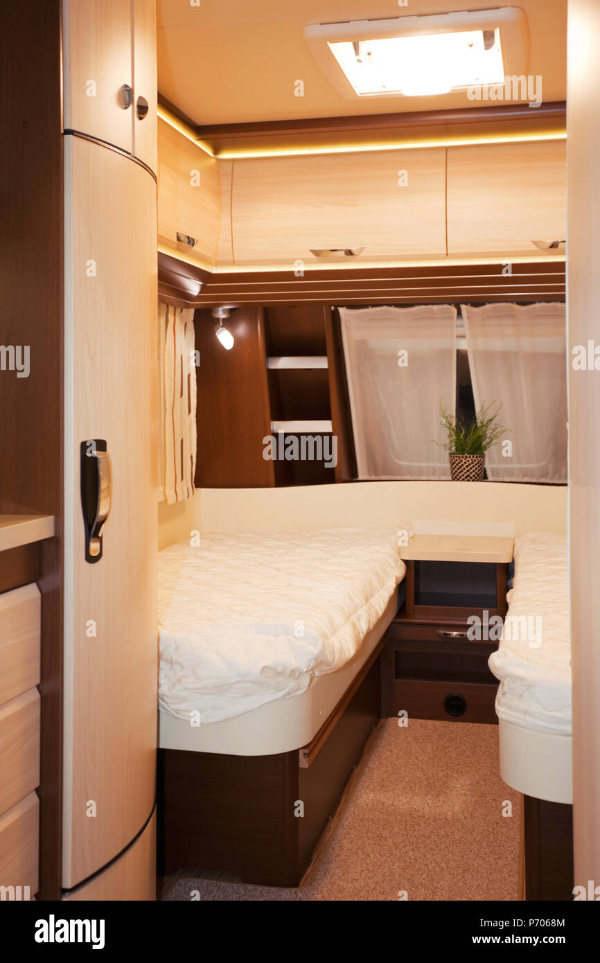 Interior small camper van caravan hi-res stock photography and images ...