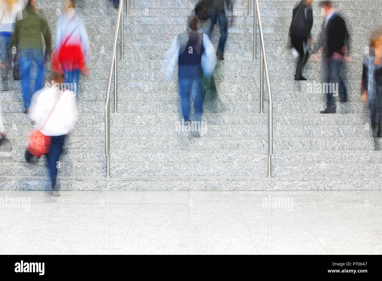People walking up stairs hi-res stock photography and images - Alamy