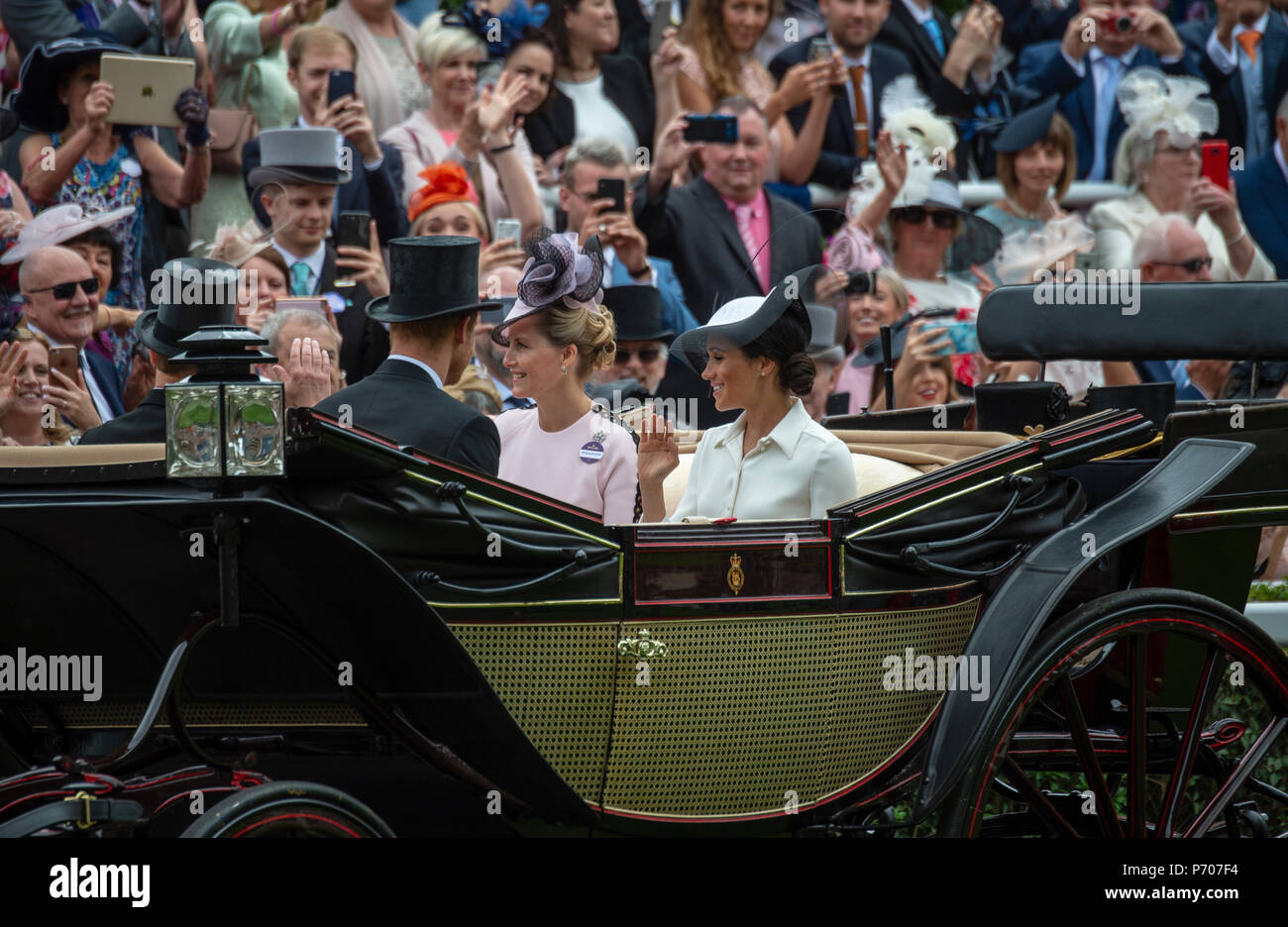 The Duke and Duchess of Sussex are joined by the Earl and Countess of ...