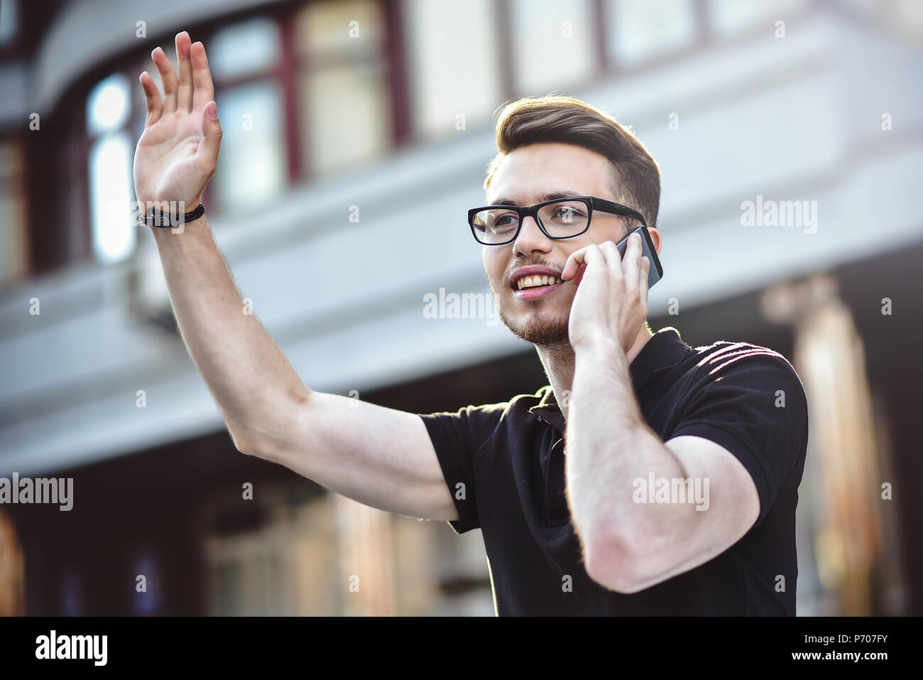 Male caucasian happy hi-res stock photography and images - Alamy