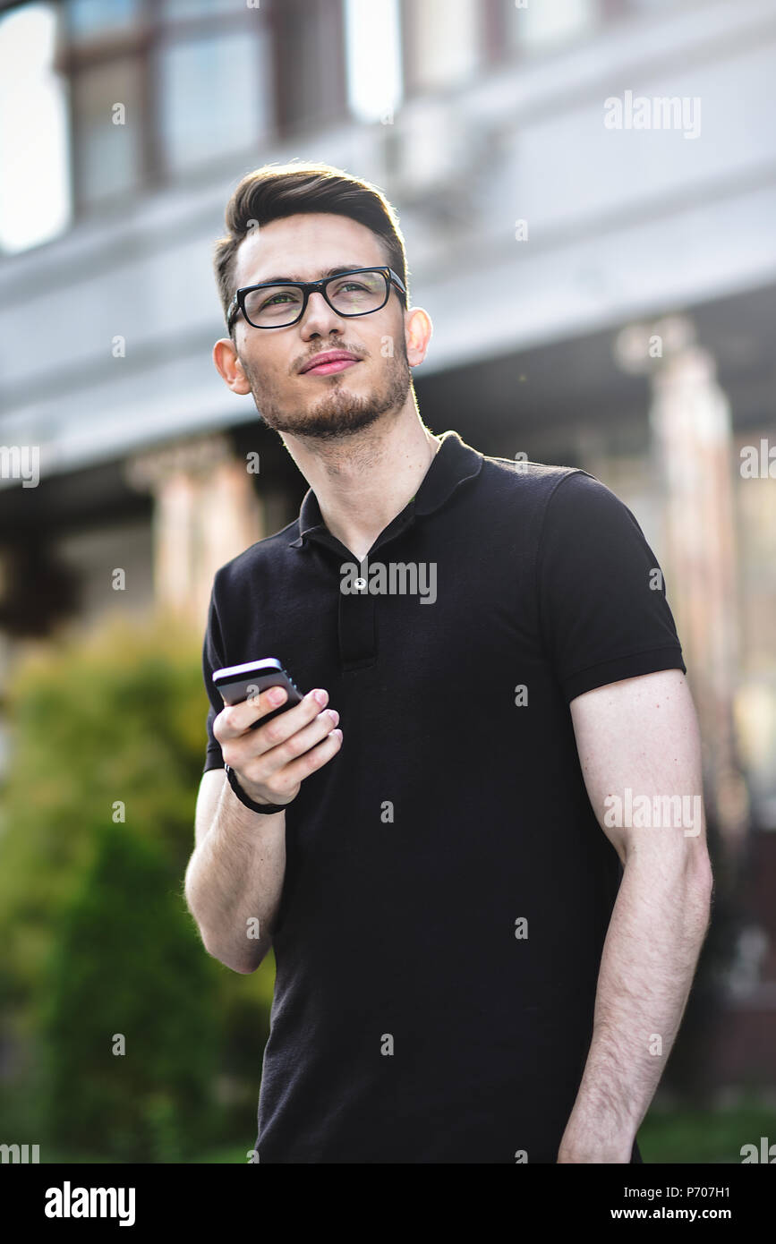 Photo handsome adult man hi-res stock photography and images - Alamy