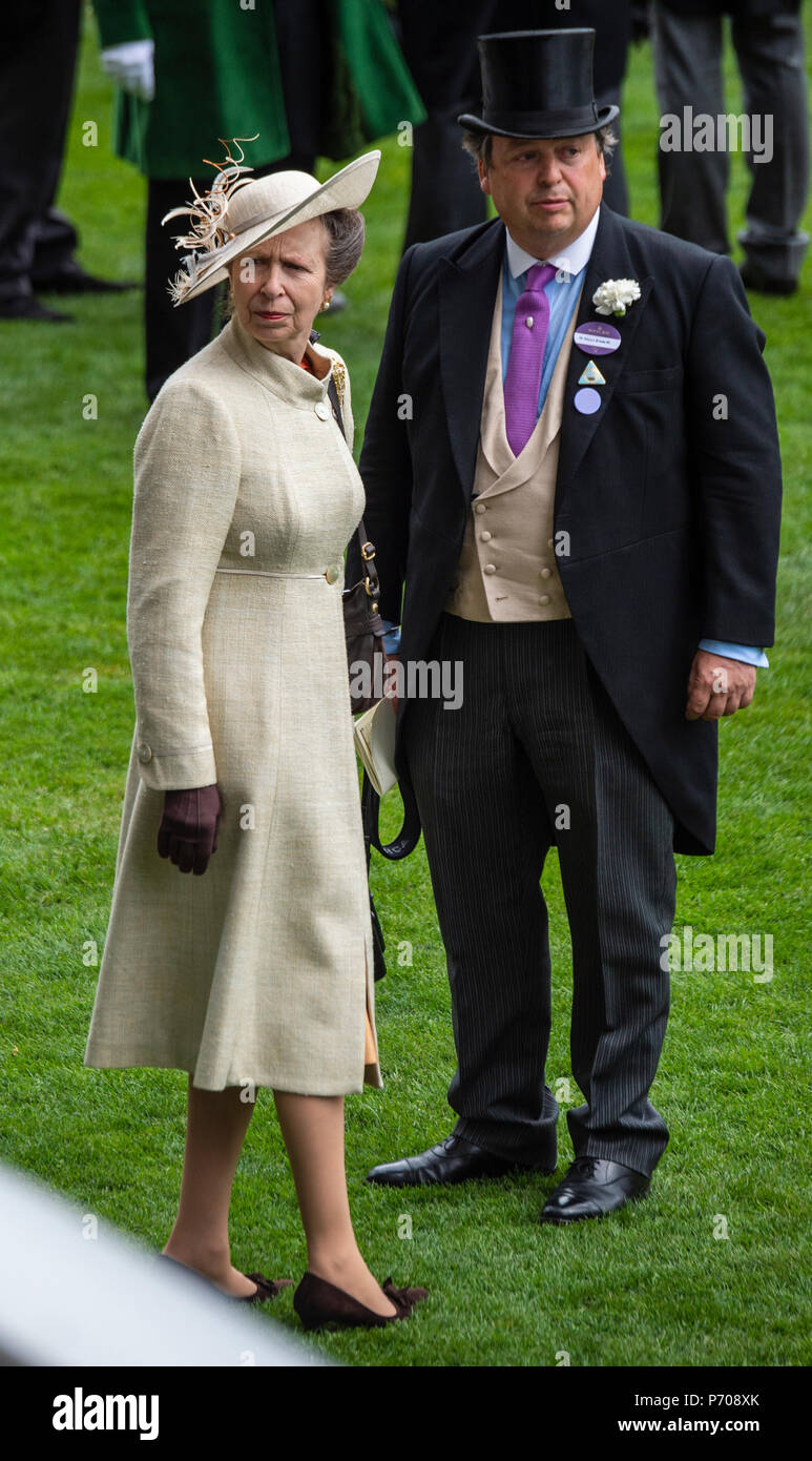 The Princess Royal with Investment director Sir Francis Brooke enjoying ...