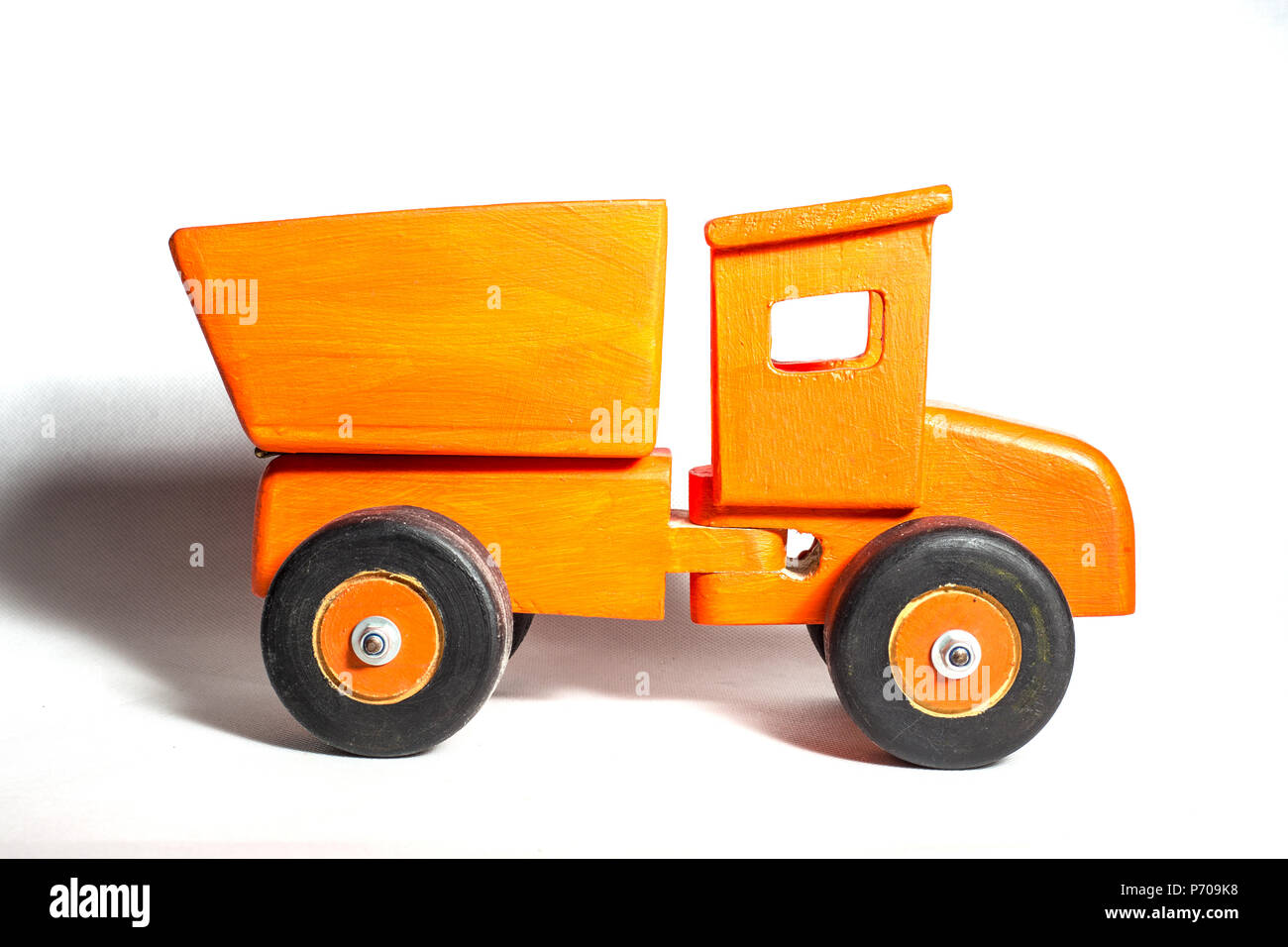 Wooden toy car side view hi-res stock photography and images - Alamy