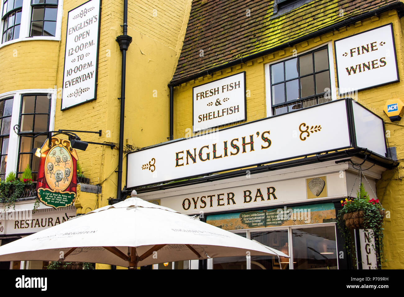 English's - traditional seafood restaurant in Brighton, East Sussex ...