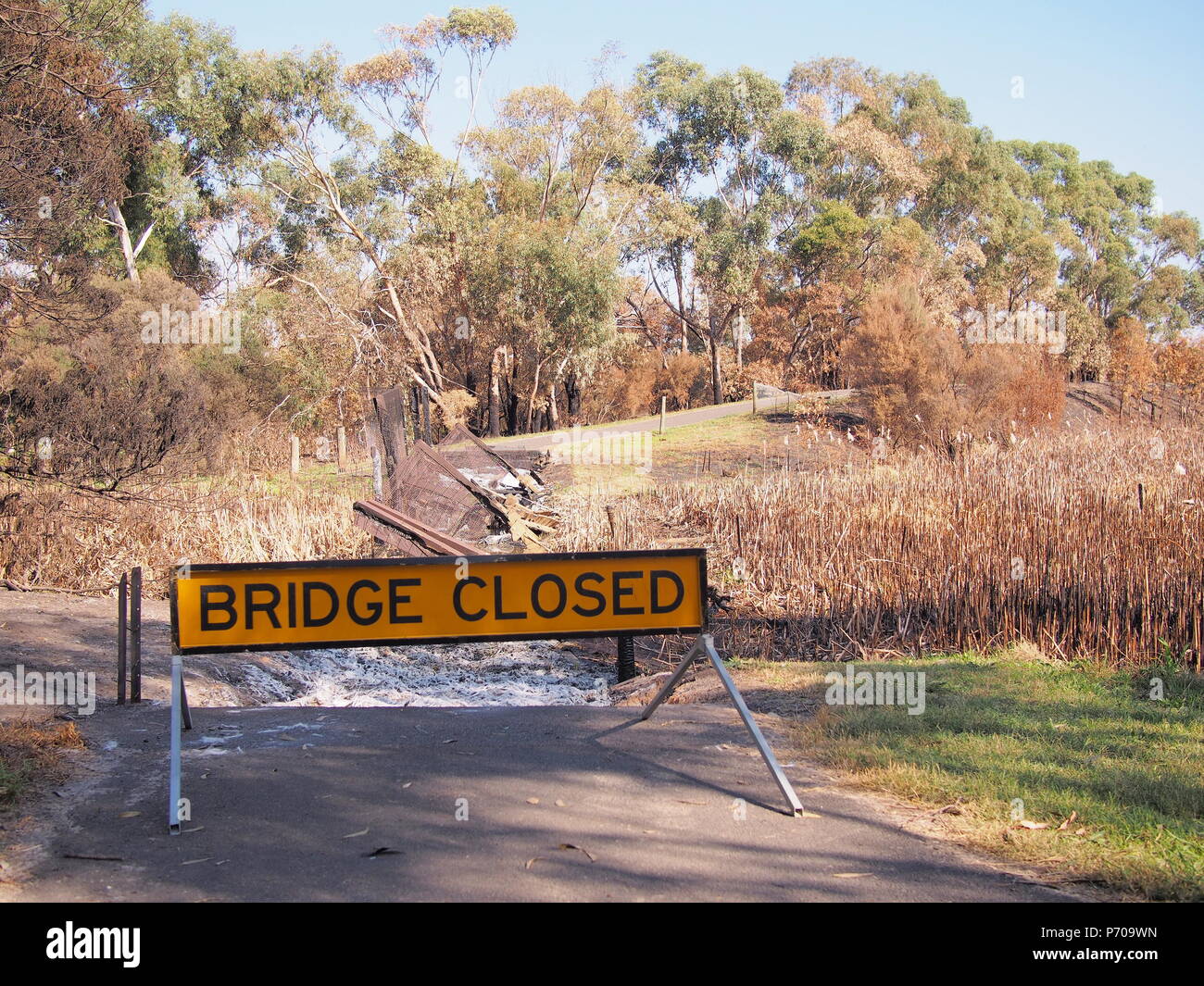 Fire warning sign australia hi-res stock photography and images - Alamy