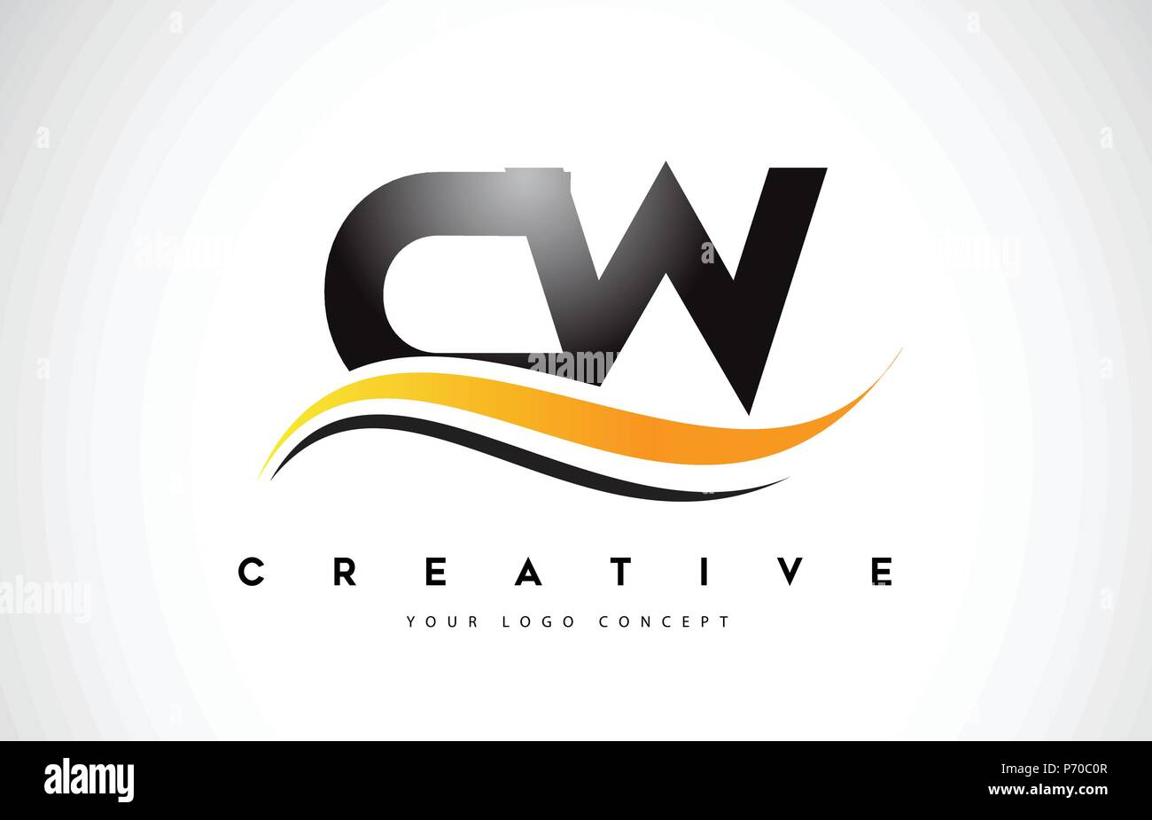 Letter w c vector vectors hi-res stock photography and images - Alamy