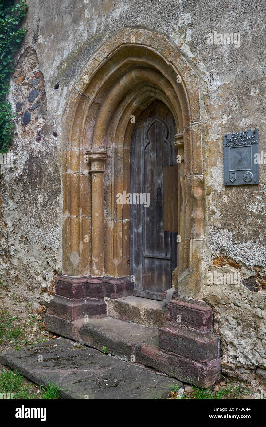 Late romanesque village church from the XIIIth century with early ...