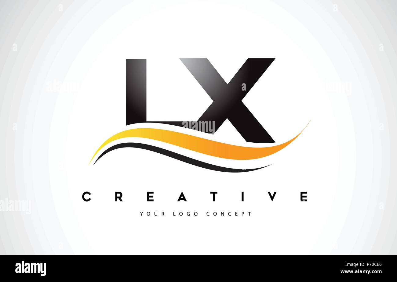 Curved l logo hi-res stock photography and images - Alamy