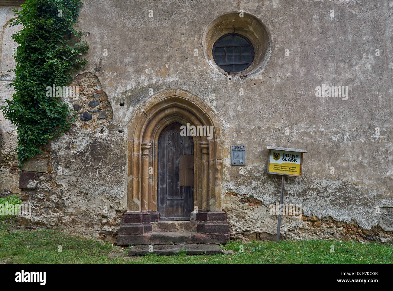 Late romanesque village church from the XIIIth century with early ...