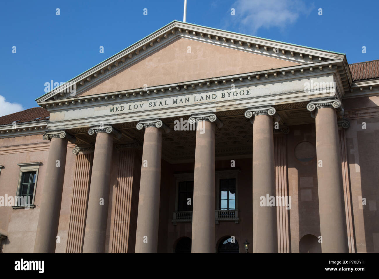 Byretten Nytorv - Danish Court House, Copenhagen, Denmark Stock Photo ...