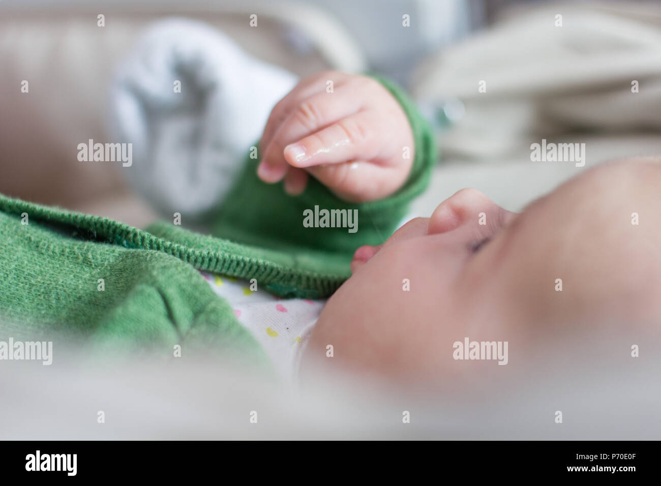 Newborn baby hands, close-up shots Stock Photo - Alamy