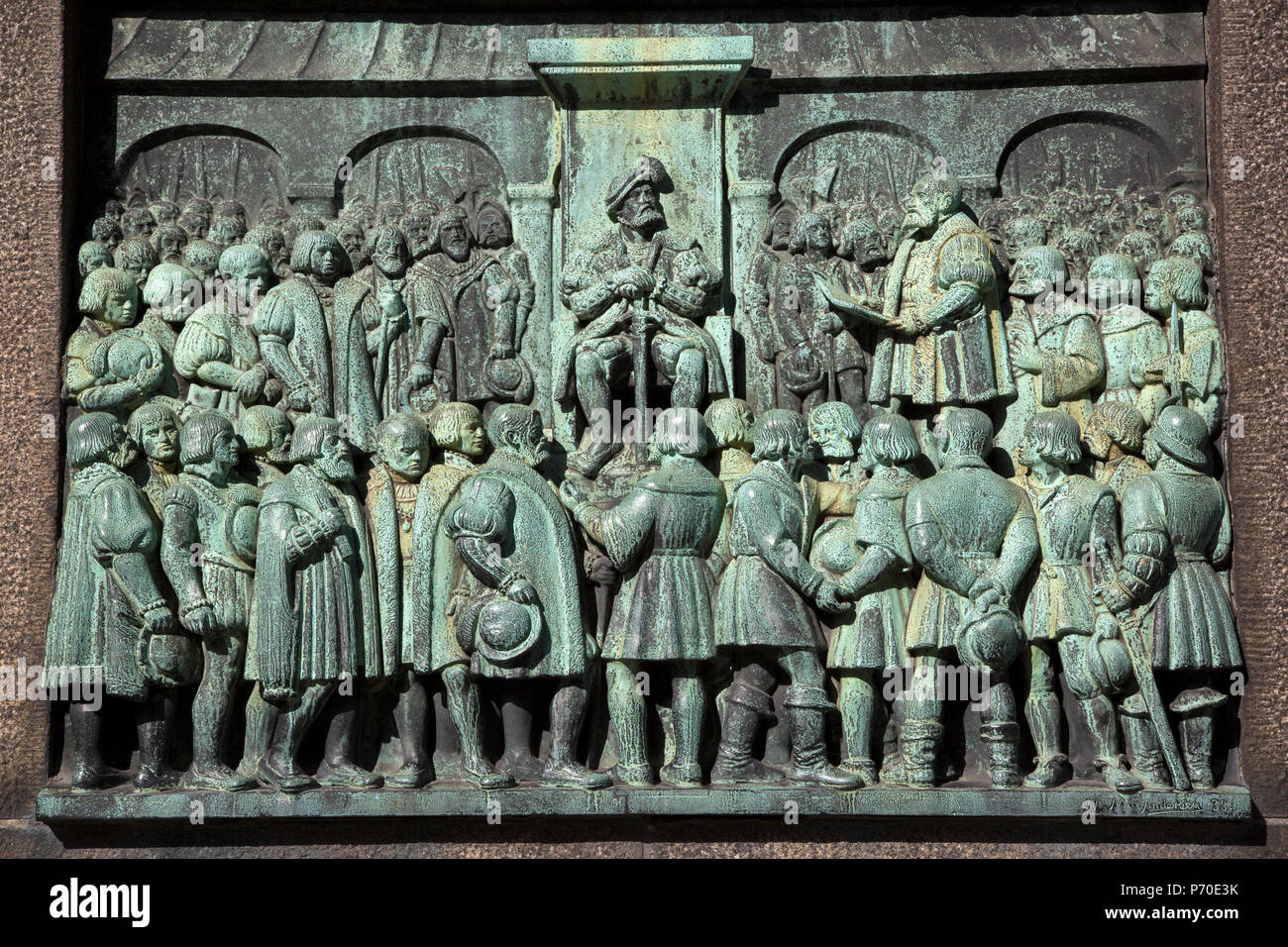 Reformation Of Denmark Monument High Resolution Stock Photography and ...