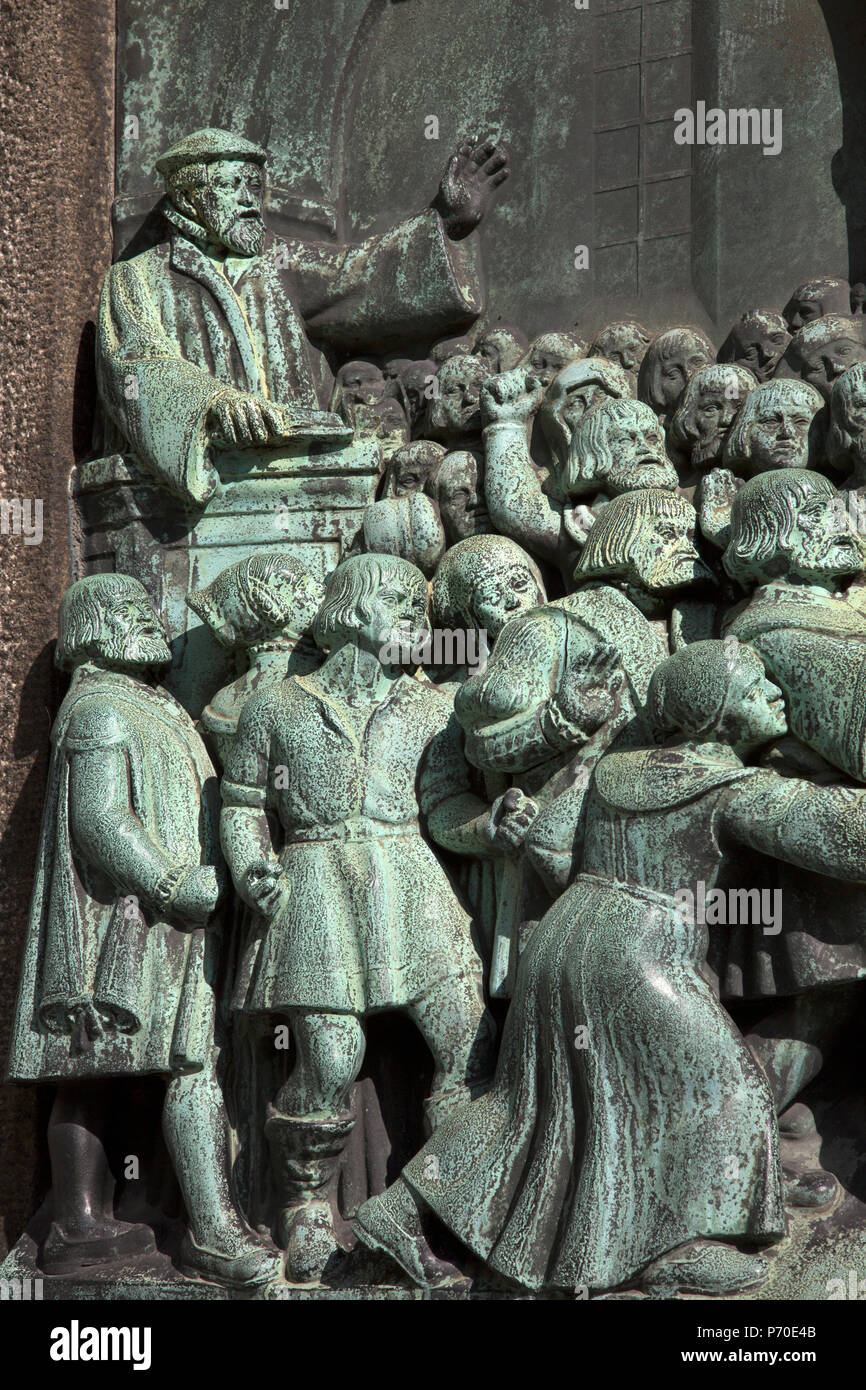 Reformation Monument by Andersen (1943), Copenhagen, Denmark Stock ...