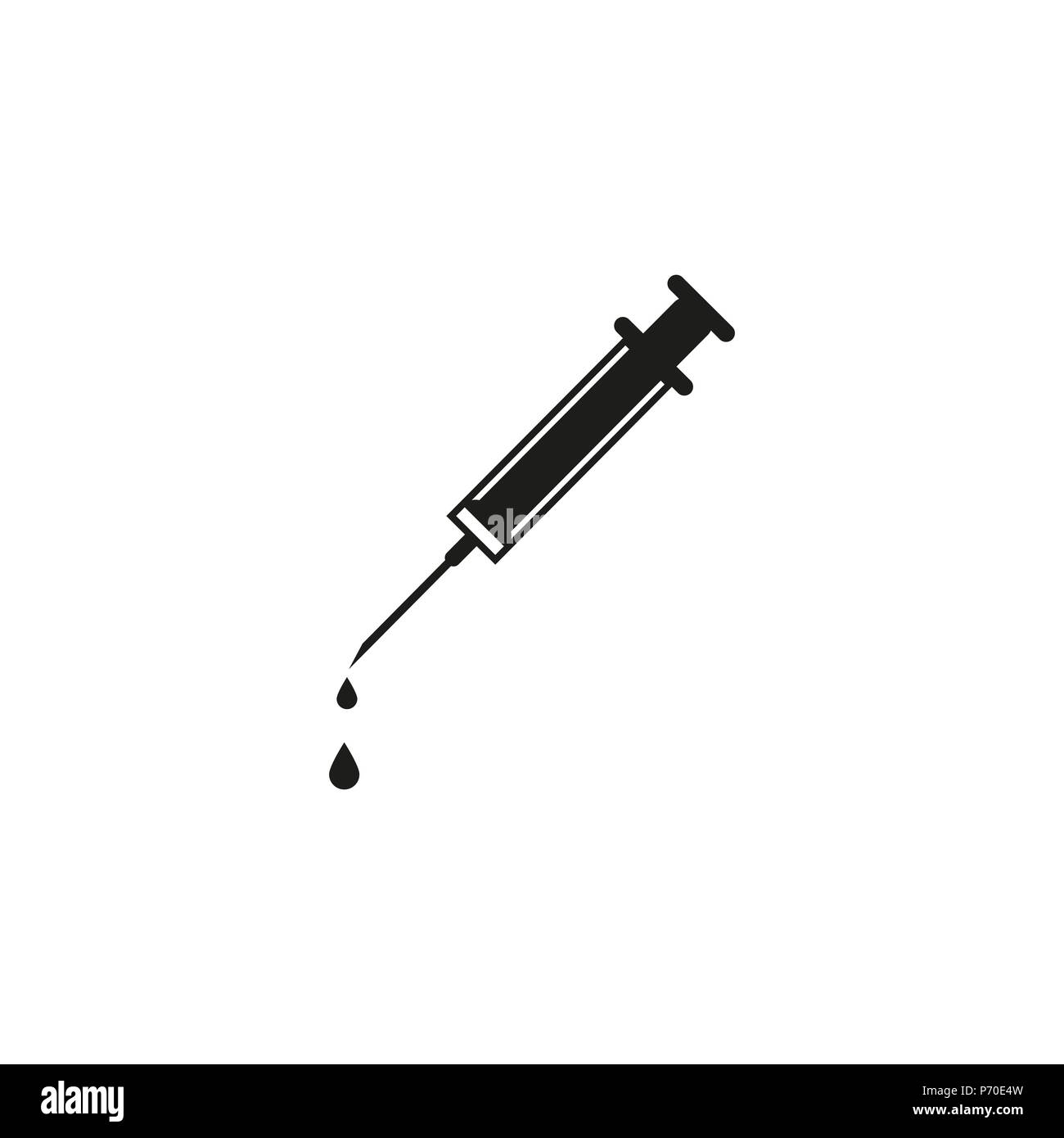 Syringe Vector Icon Stock Vector Image & Art - Alamy