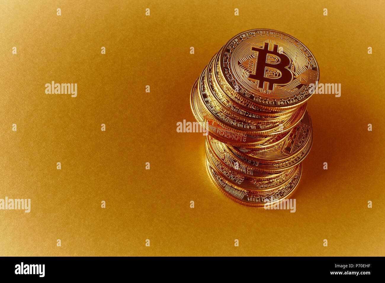 Stack of bitcoin hi-res stock photography and images - Alamy