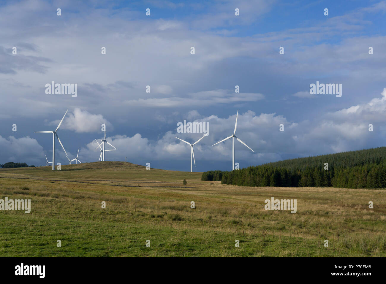 South lanarkshire wind turbines hi-res stock photography and images - Alamy