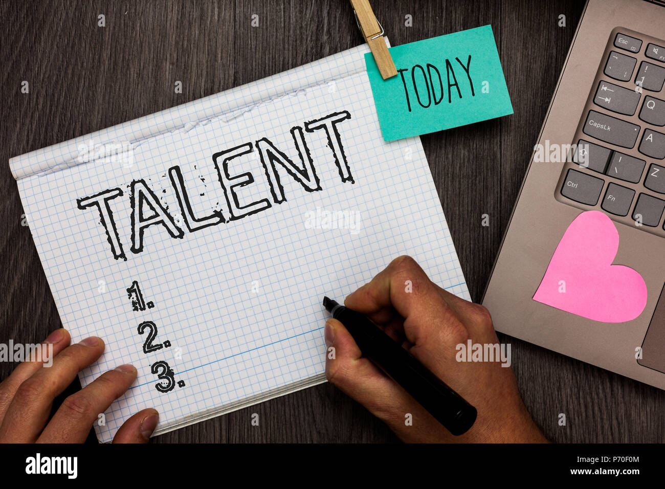 Text sign showing Talent. Conceptual photo Natural abilities of people ...