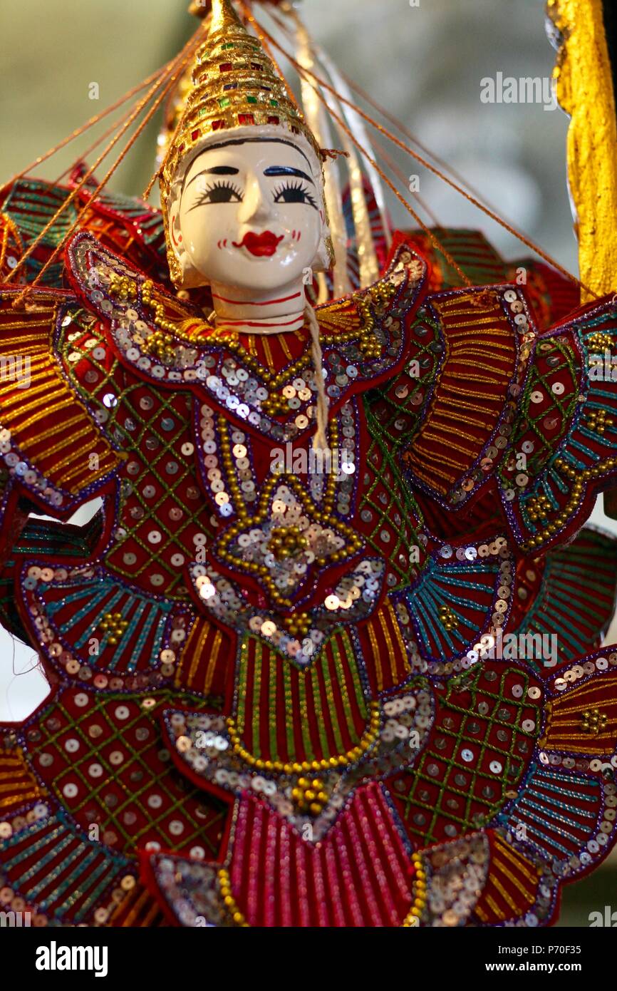 Puppet in the Russian market at Phnom Penh, Cambodia Stock Photo - Alamy