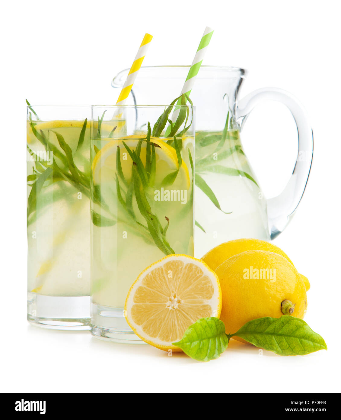 Summer drink glass Cut Out Stock Images & Pictures - Alamy