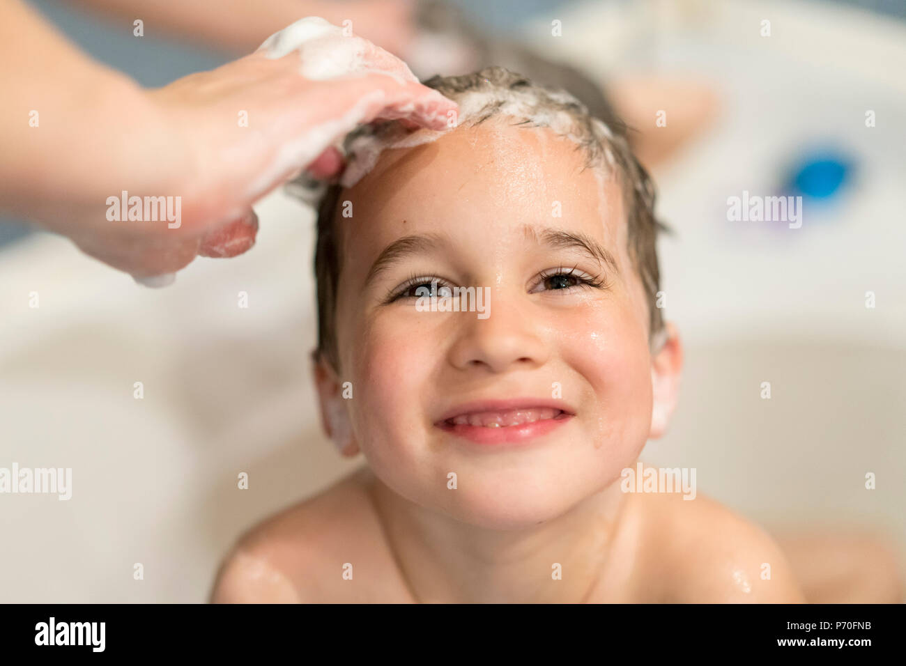 Little boys hand in the water hi-res stock photography and images - Alamy