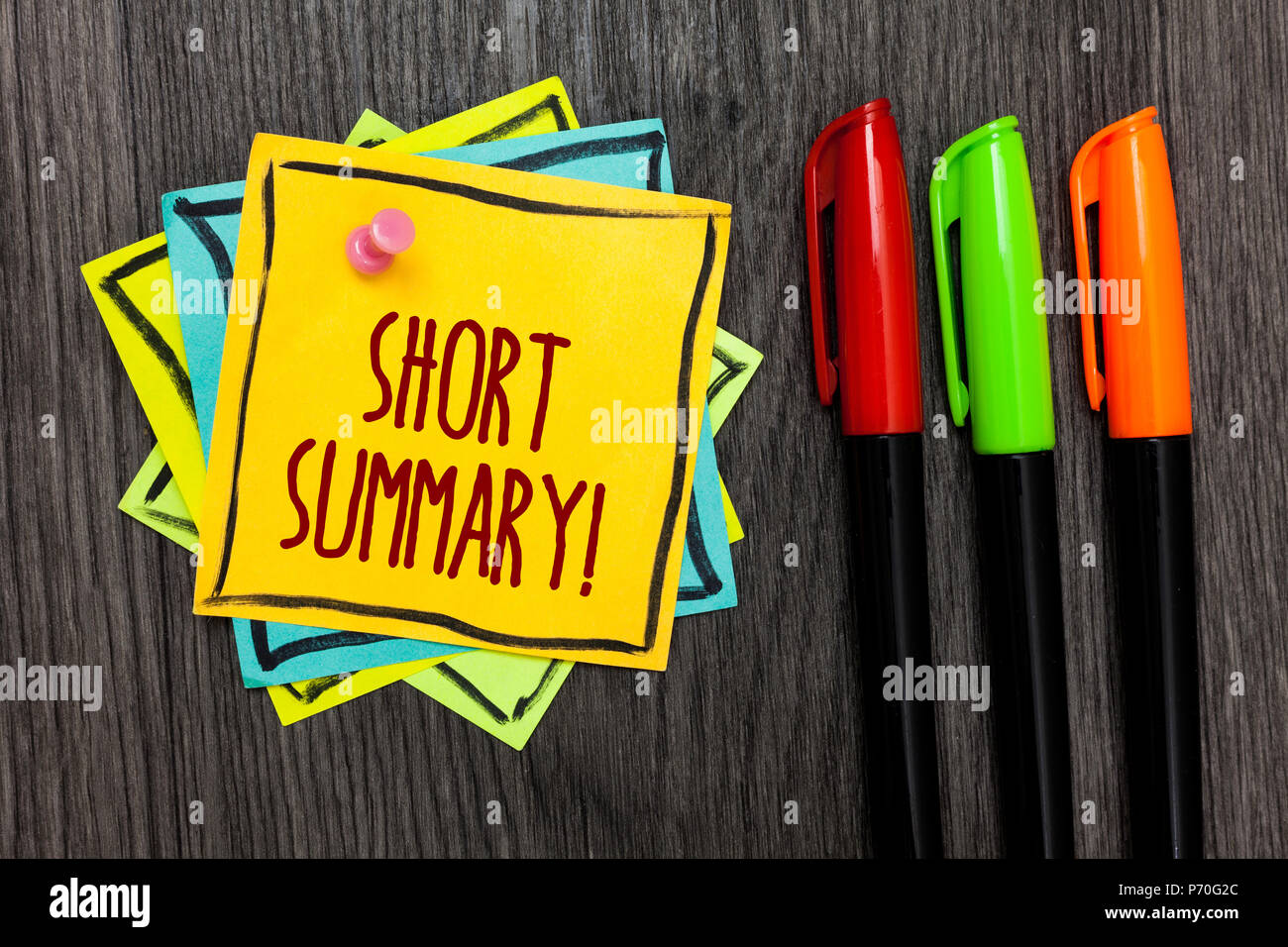 Text sign showing Short Summary Motivational Call. Conceptual photo ...
