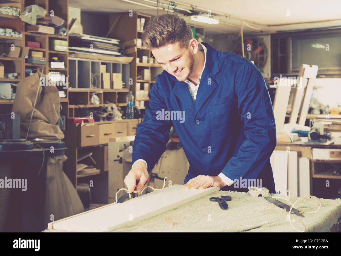 Chiseling cutting hi-res stock photography and images - Alamy